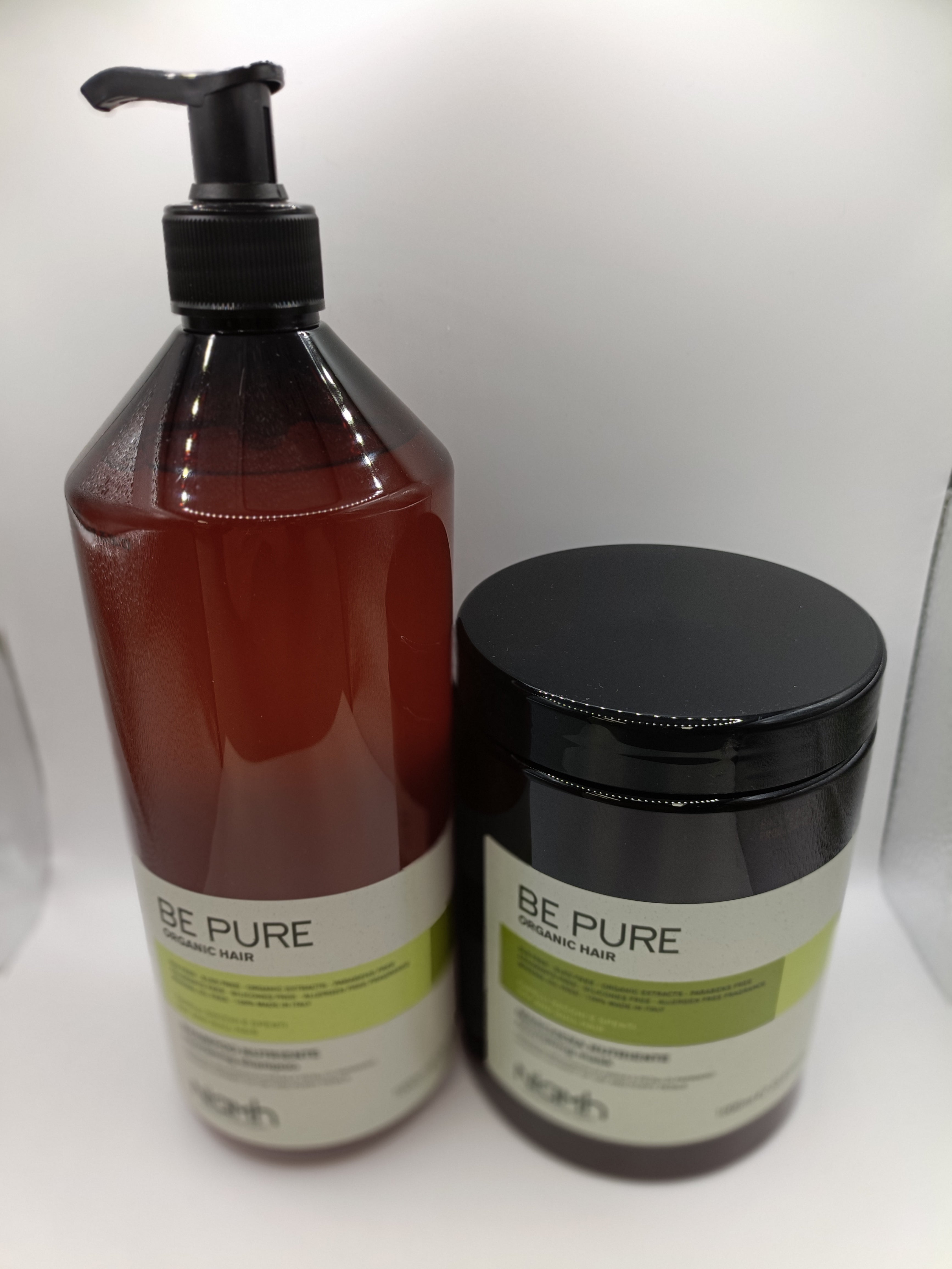 Be Pure Nourishing shampoo and Nourishing mask for dry and lifeless ha ...