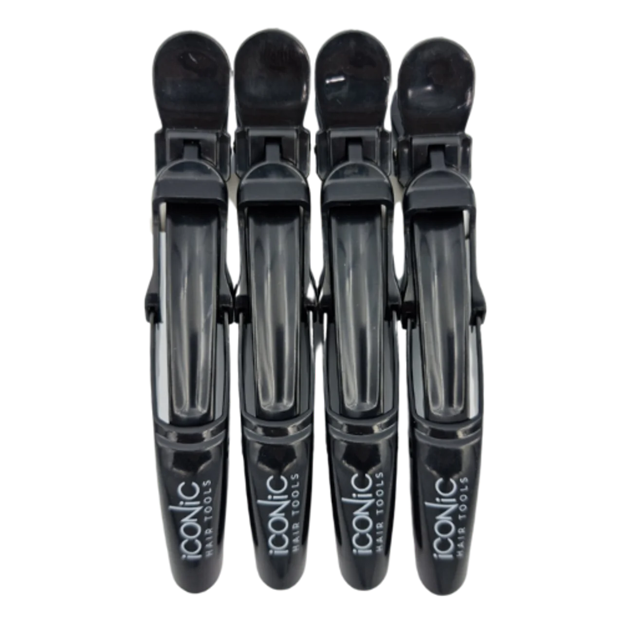 Iconic Hair Tools - Black Croc Clips 4 Pack – Northern Hair Care
